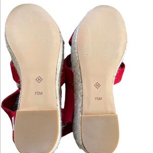 Halogen | Shoes | Halogen Brand New Nordstrom Red Wedge 75 | Poshmark